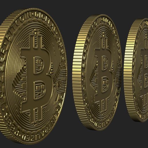 🪙 Bitcoin・Free STL File for ・Cults