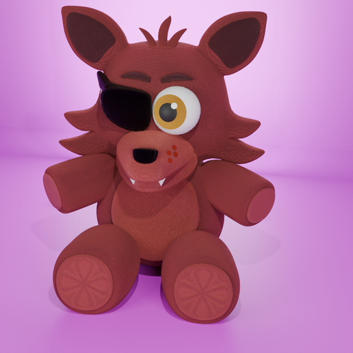 👾 Foxy 3d peluche (plush foxy)・ 3D File for ・Cults
