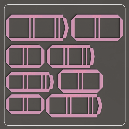 🎨 PLANTILLAS PARA ENCUADERNACION - SCRAPBOOK - BINDING・Archivo STL para ...