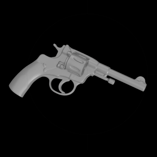 🔫 M1895 Nagant Russian Revolver Minifigure Accessory or Cosplay Prop ...