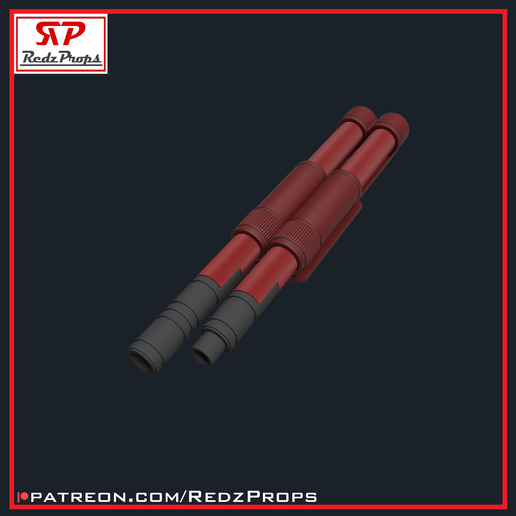 3D file Daredevil Born Again Billyclubs and Holster Cosplay Prop 🖨️ ・3D ...