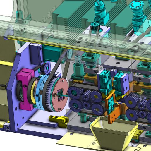 3D file industrial 3D model wire stripping machine 🧞‍♂️ ・3D printer ...