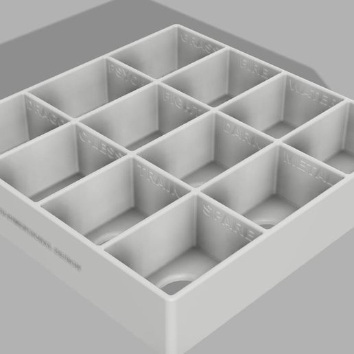 🐉 Pokemon Card sorting tray・ STL File for 3D printing・Cults