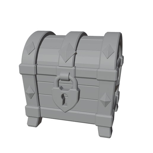 📦 Fantasy Treasure Chest – Stylized 3D Printable Loot Box with Lock ...