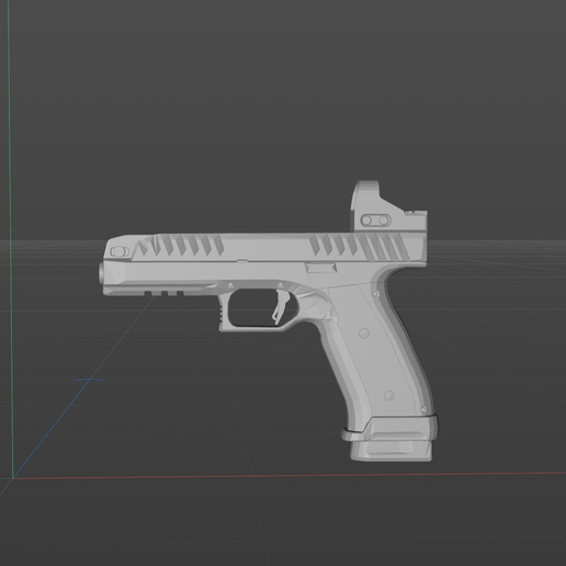 👽 Czech Alien Pistol Alien Pistol Digital Model Material・ STL File for ...