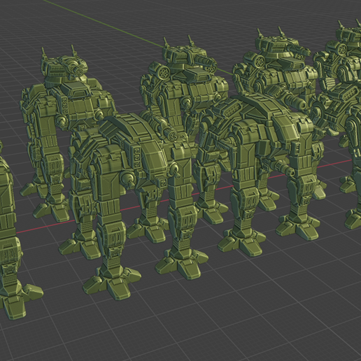 🤖 Colossus Battlemech・ 3D File for 3D printing・Cults