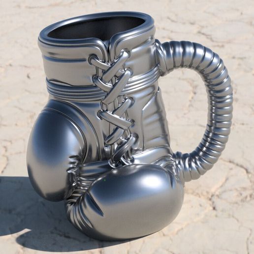 🥊 Boxing Glove Mug Cup Can Holder・ STL File for 3D printing・Cults