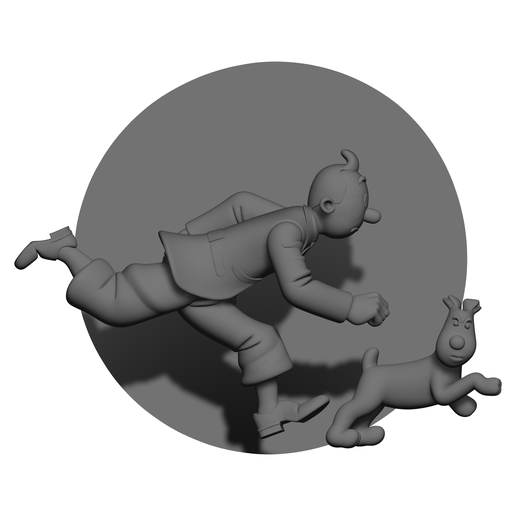 🕵️‍♂️ Tintin・ STL File for 3D printing・Cults