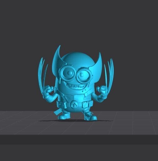 👹 minion wolverine・ STL File for 3D printing・Cults