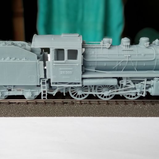 😤 Steam engine - Locomotive - DRG Class 24 - DR BR 24 - DR-Baureihe 24 ...