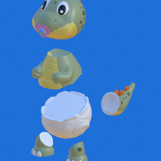 Free 3D file Baby Dinosaur 👶 ・3D printer model to download・Cults