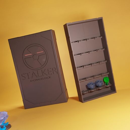 STL file Stalkers - Anomalies + Box bundle (Tabletop Board Game pack) 📦 ...