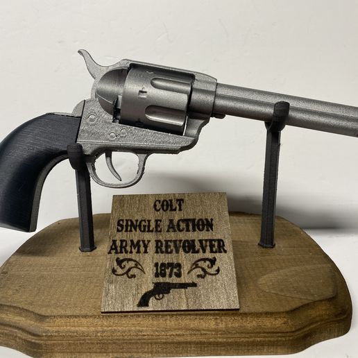 3D printing Cattleman Revolver - Colt Model 1873 Single Action Army ...