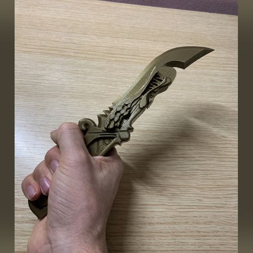 3D printed Valorant: Melee Knife imperium • made with kutercraft p++・Cults
