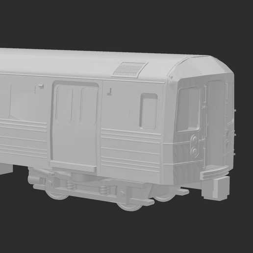 🚆 NYCT MTA Kawasaki R68A/R68 EMU 1:100 Scale 3D Print Ready Model・ STL ...