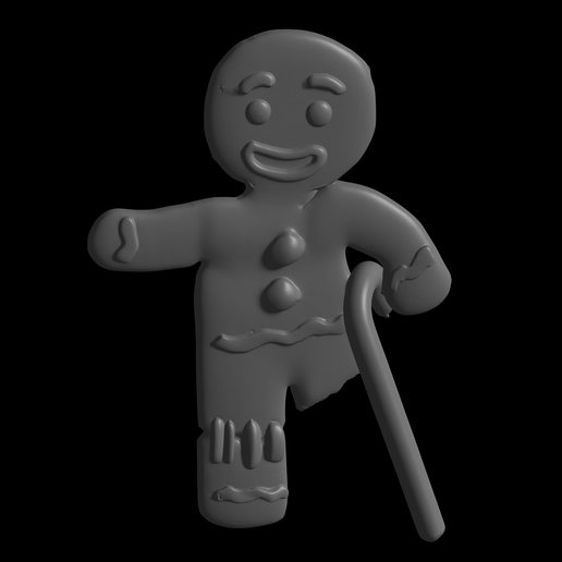 👨 gingerbread man model・ STL File for 3D printing・Cults