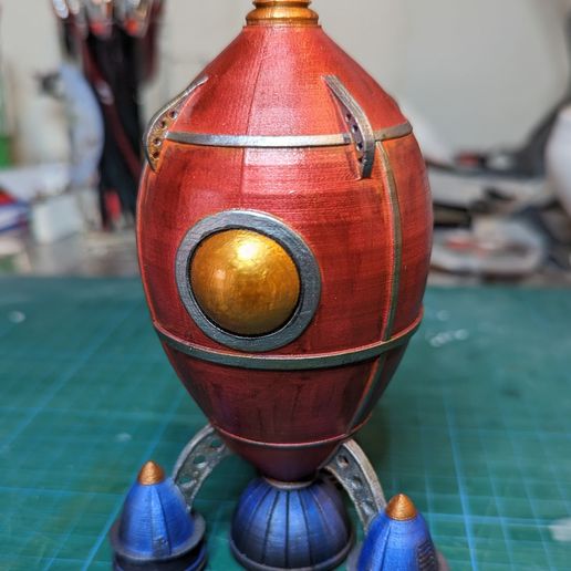 👴 An old retro rocket・3D Print with the Creality Ender 3 S1 Plus 3D ...