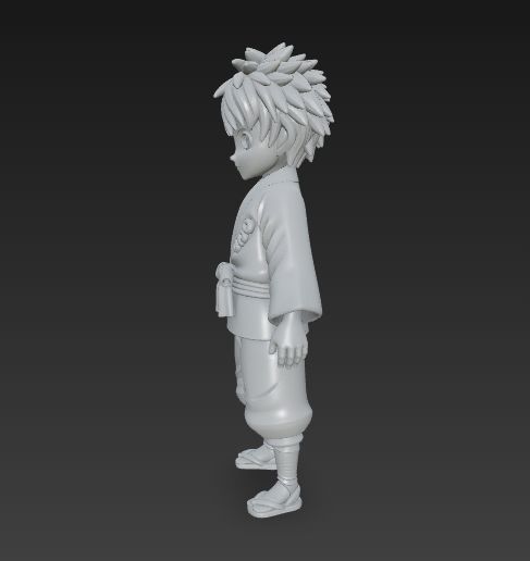 🗡️ Mystic Samurai Apprentice – Traditional Outfit Anime Character 3D ...