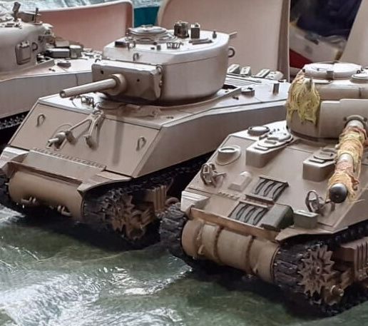 🪖 Rc tank M4A3E2 "JUMBO" 75mm 1/16・ 3D File for 3D printing・Cults