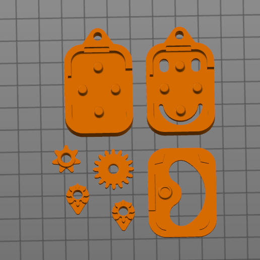 Free 3D file gear keychain ⚙️ ・3D printer model to download・Cults