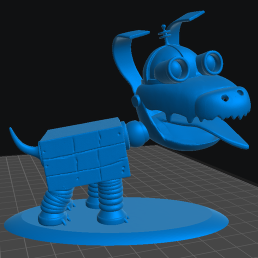 🤖 Jimmy Neutron "Goddard K-9 Robot・ STL File for 3D printing・Cults