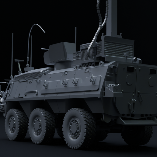 🐆 Norwegian Heimdall COMINT Communications Vehicle・ STL File for 3D ...