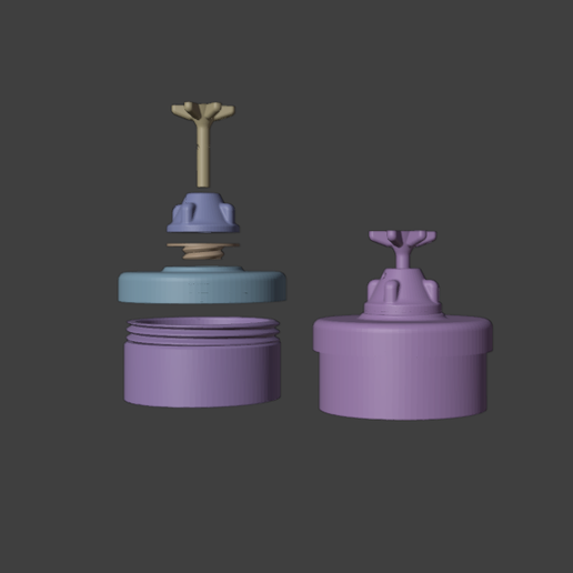 🪖 Model of the PMA-2 anti-personnel mine・ STL File for 3D printing・Cults
