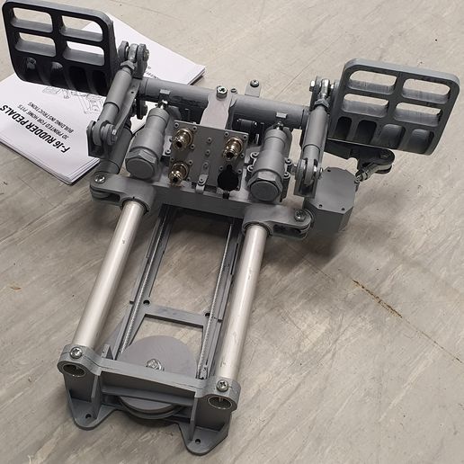 🎲 F-16 Rudder Pedals Home Simulator・ STL File for 3D printing・Cults