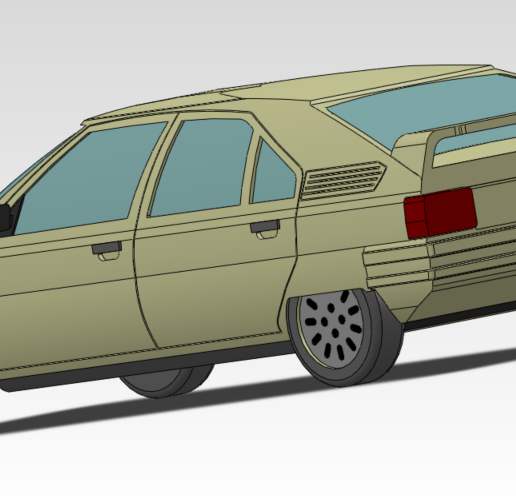 STL file Citroen BX 🚗 ・3D printable model to download・Cults