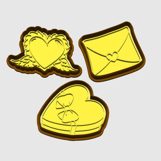 STL file Heart Envelope Gift 💜 ・3D printer design to download・Cults