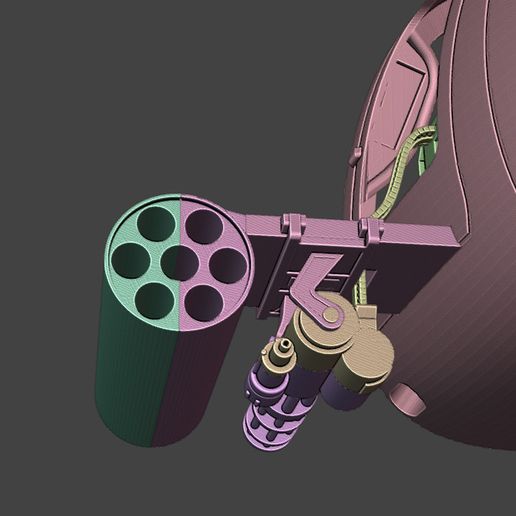 🔫 MD 500 hughes with weapons (RC helis 450)・ STL File for 3D printing・Cults