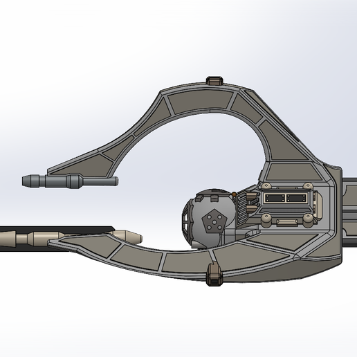 🚀 Chiss Clawcraft Bomber, StarWars, armada style stand mount・Free STL ...