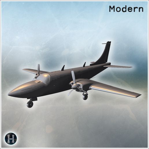 ️ Piper Ted Smith Aerostar 600 twin-engined light transport aircraft (5 ...