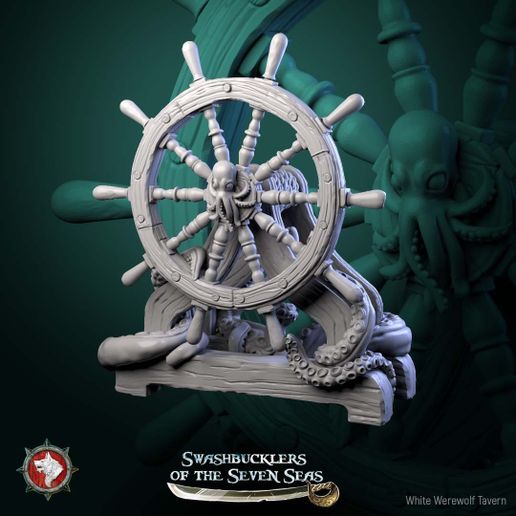🚢 Ship Helm - 32mm Pre-supported Terrain STLs.・ 3D File for 3D printing ...
