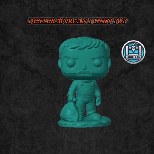 DEXTER MORGAN FUNKO POP FAN ART🩸・ STL File for 3D printing・Cults