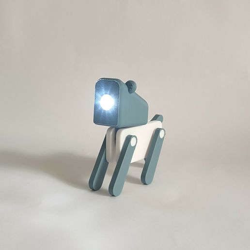 Free STL file Mini Dog Lamp 🐕 ・3D printer design to download・Cults