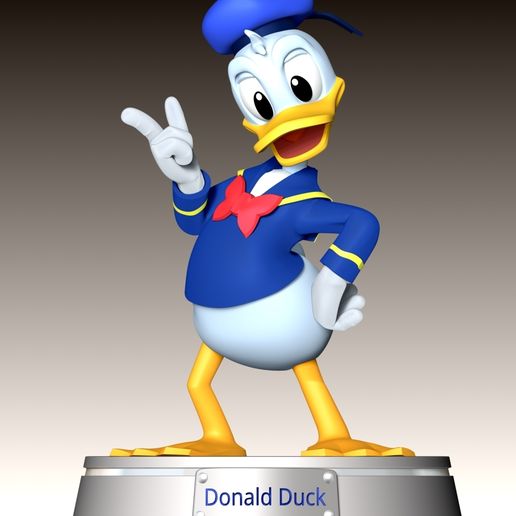 🦆 Donald Duck 3D Printing・ 3D File for 3D printing・Cults