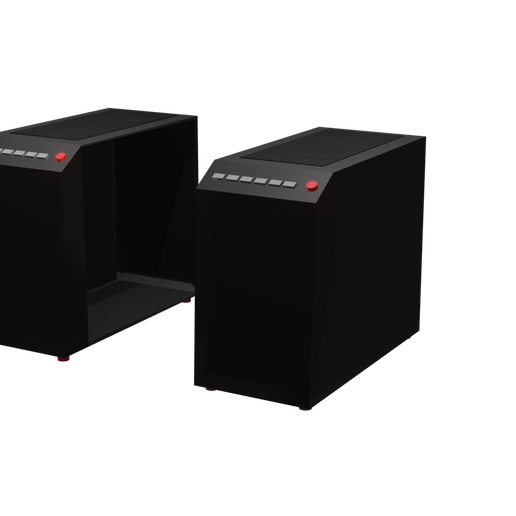 ⌨️ open and closed pc case + keyboard + monitor | open and closed pc ...