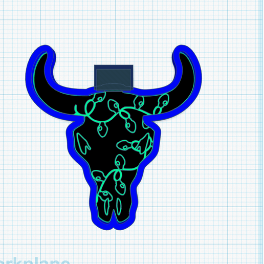 🎄 Christmas lights bull head insert・ STL File for 3D printing・Cults