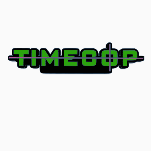 Fichier STL TIMECOP Logo Display by MANIACMANCAVE3D 👾 ・Modèle à ...