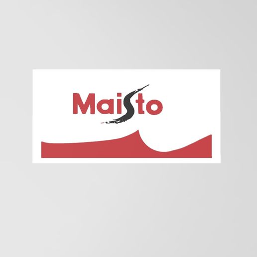 🏢 LOGO MAISTO・Archivo STL para Impresión 3D y Mecanizado CNC - Corte ...