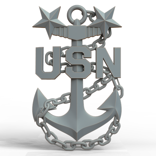 📁 3D Model STL File for CNC Router Laser & 3D Printer 1950. US NAVY ...