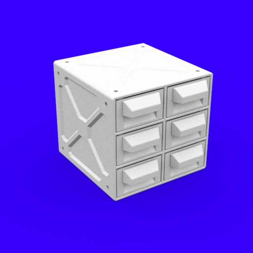 🧰 Stackable drawers storage・ STL File for 3D printing・Cults