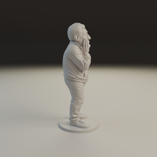 😱 scared man・ 3D File for 3D printing・Cults