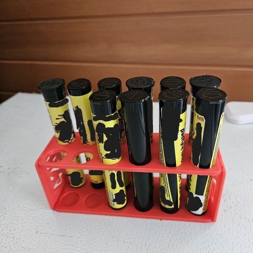 🧪 Pre-Roll/Test Tube Rack・Free 3D File for ・Cults
