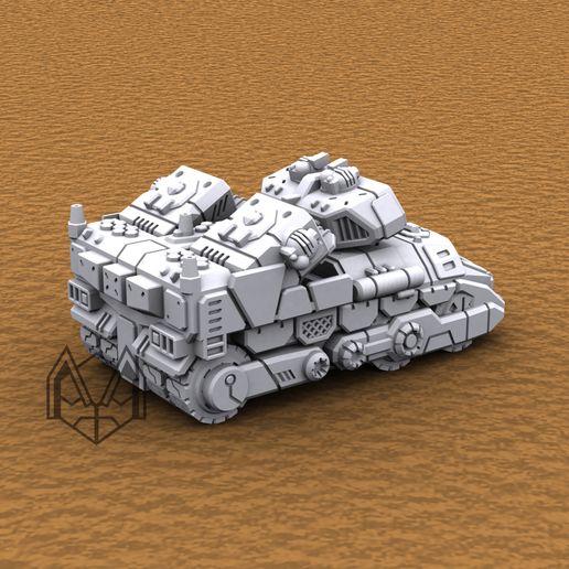 OBJ file 6mm (1/285) Sheltron Fire Support Vehicle 🔥 ・3D printable ...