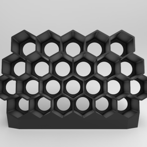 Descargar archivo STL gratis 30ml Airbrush Paint Rack x24 🎨 ・Modelo ...