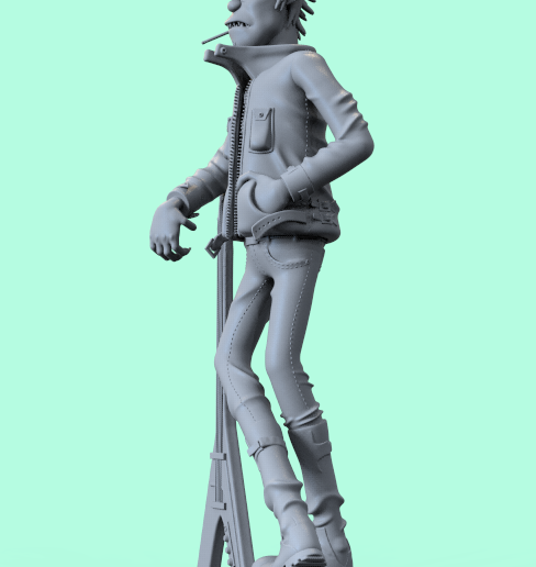 👾 MURDOC FROM GORILLAZ (PARTS AND COMPLETE)・ STL File for 3D printing・Cults