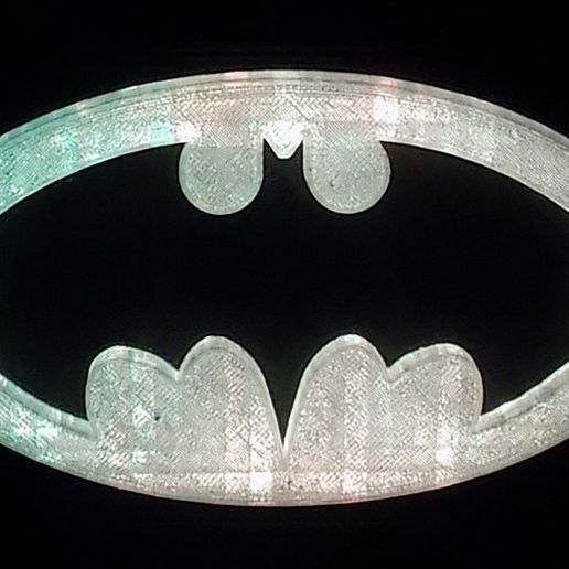 🤖 BATMAN LED Light/Nightlight・Free STL File for ・Cults