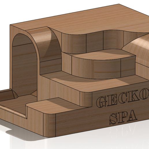 🚰 Updated Multiple Gecko - Deluxe Spa (Wet Hide+ Water Dish)・ STL File ...